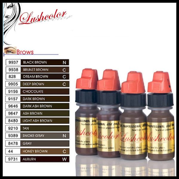 Lushcolor Classic PMU Micropigments Collection 8mL | LASH Vegas
