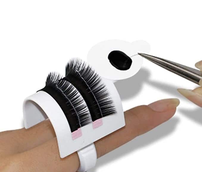 Luxury Curved Glass Lashes Tile | LASH Vegas