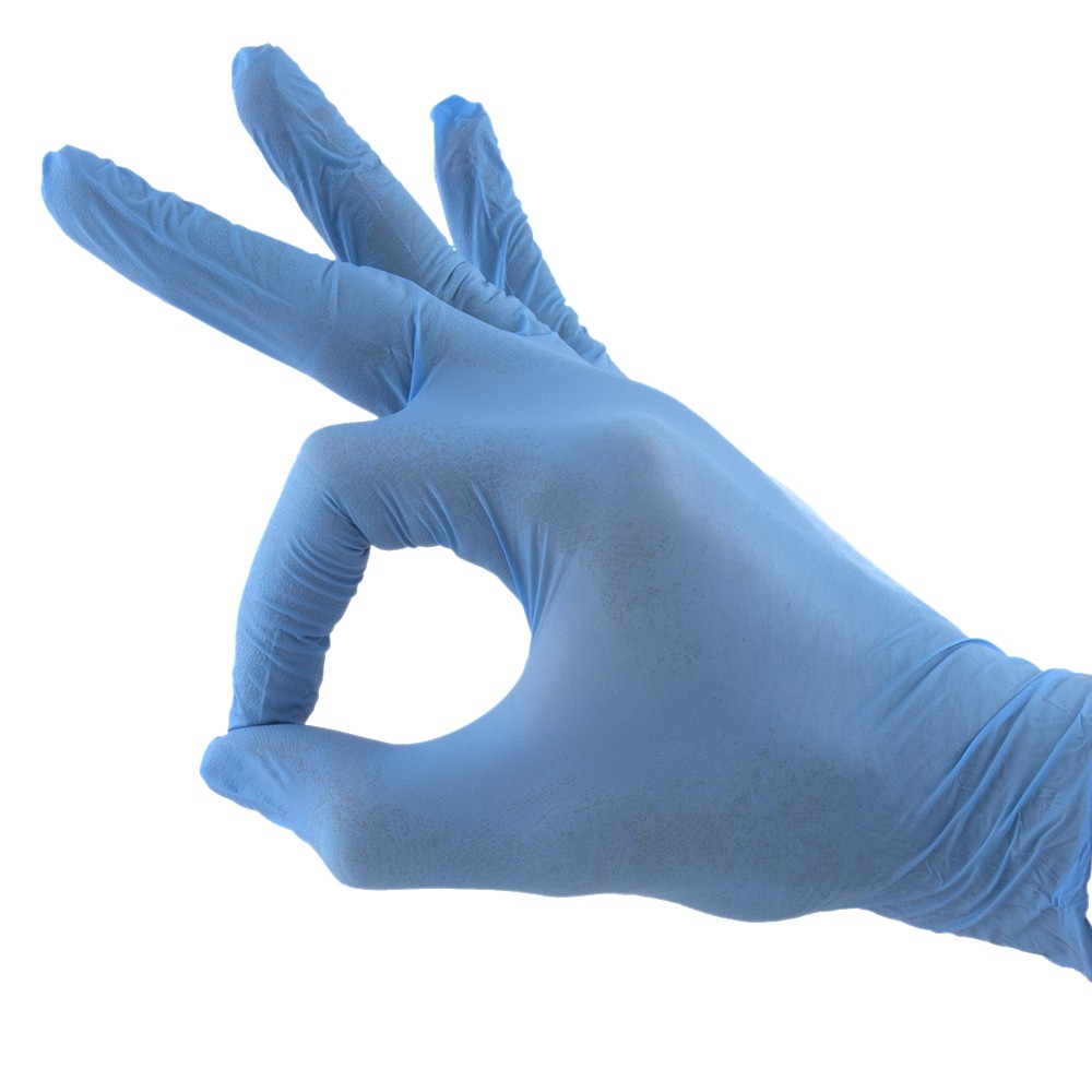 Blue Disposable Nitrile Gloves (50 pairs per box) | LASH Vegas