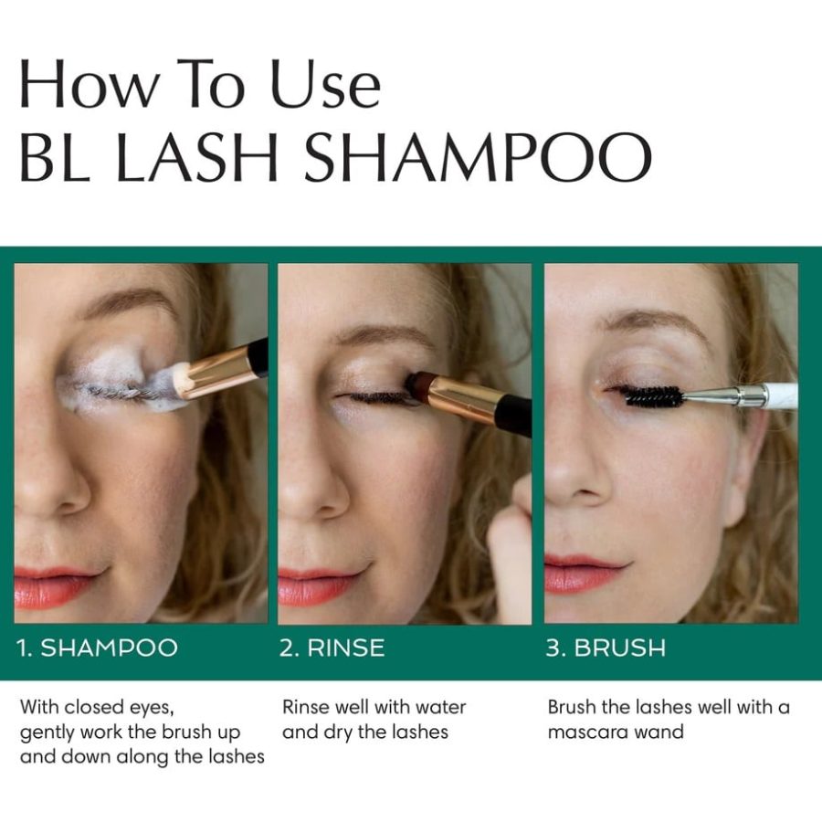 BL Lashes Shampoo Cleanser with FREE Lash Pore Brush (50mL / 100mL ...