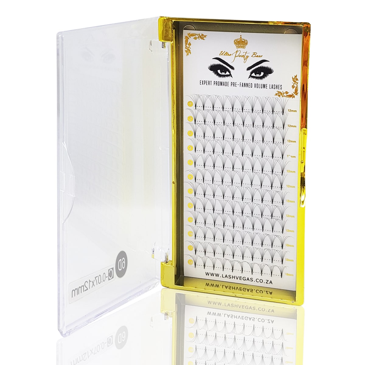 6D Ultra Pointy-Base ProMade VOLUME Lashes Fans | LASH Vegas