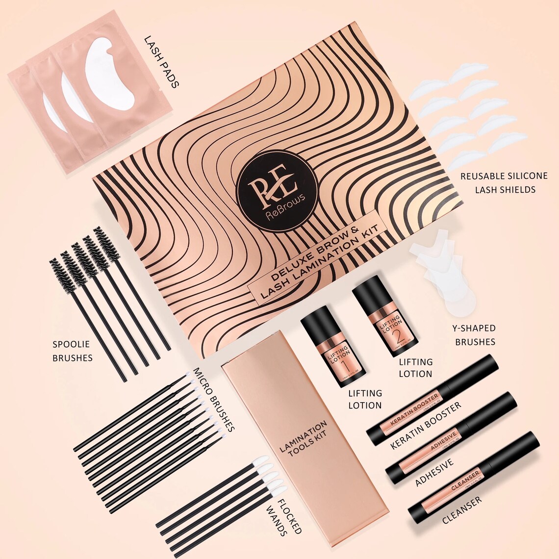 Rebrows DELUXE Brow & Lash Lamination Kit (VEGAN) | LASH Vegas