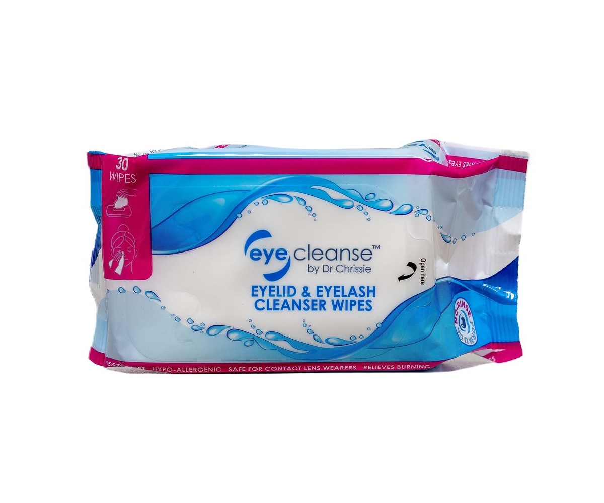 Chrissanthie Eyelid & Eyelash Cleanser Wipes (30 pack) | LASH Vegas