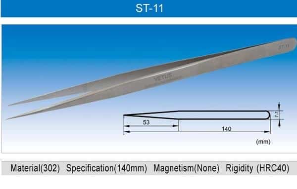 VETUS Tweezers - ST Series | LASH Vegas